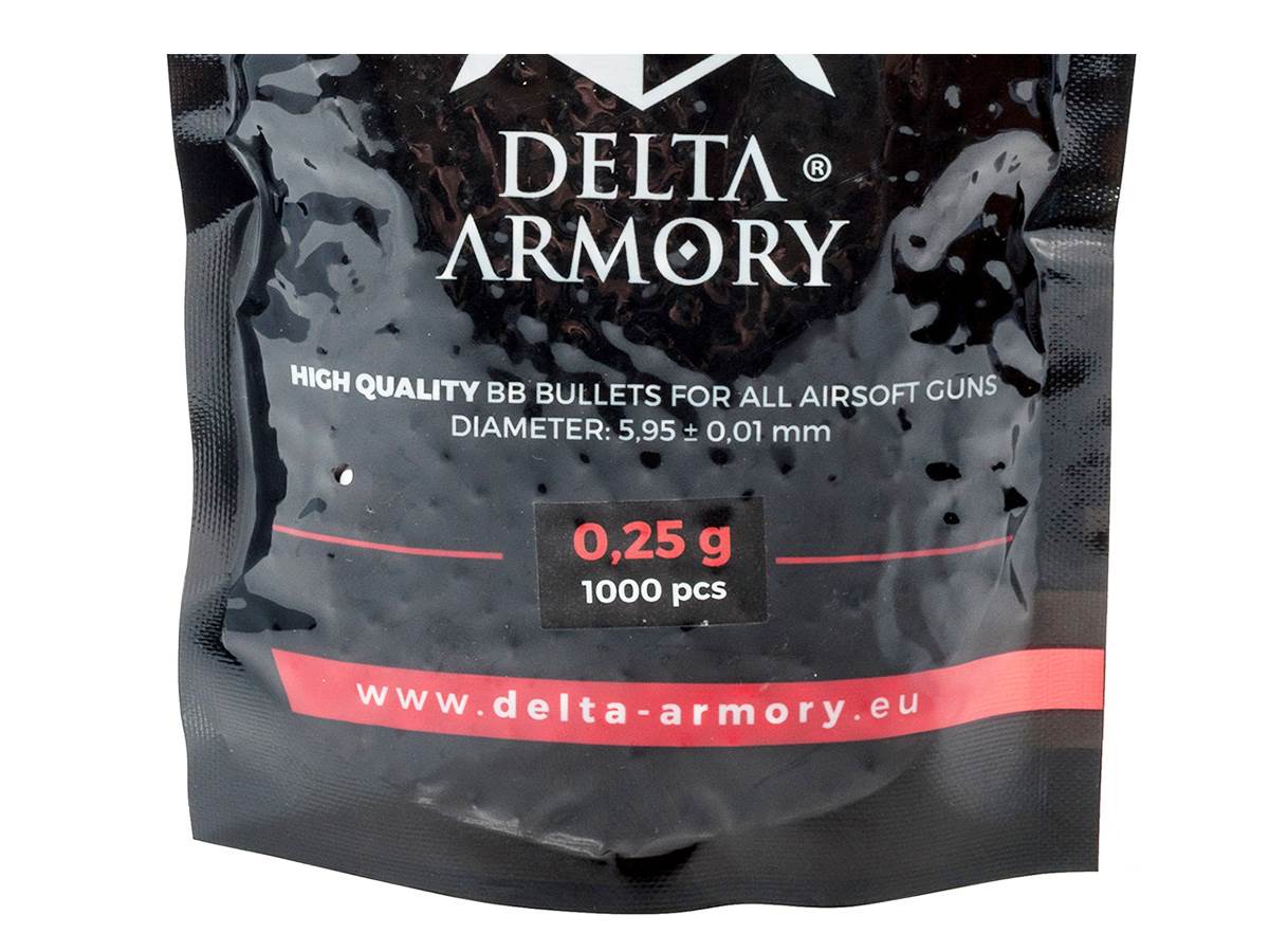 Delta Armory BBs 0.25g bag 1000bbs