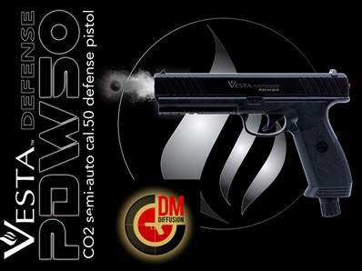 VESTA Co2 pistol PDW50 Cal 50 Gen 2 17J